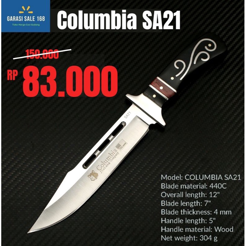 Jual Pisau COLUMBIA SA21/ Pisau Berburu/ Pisau Komando/ Pisau Outdoor ...