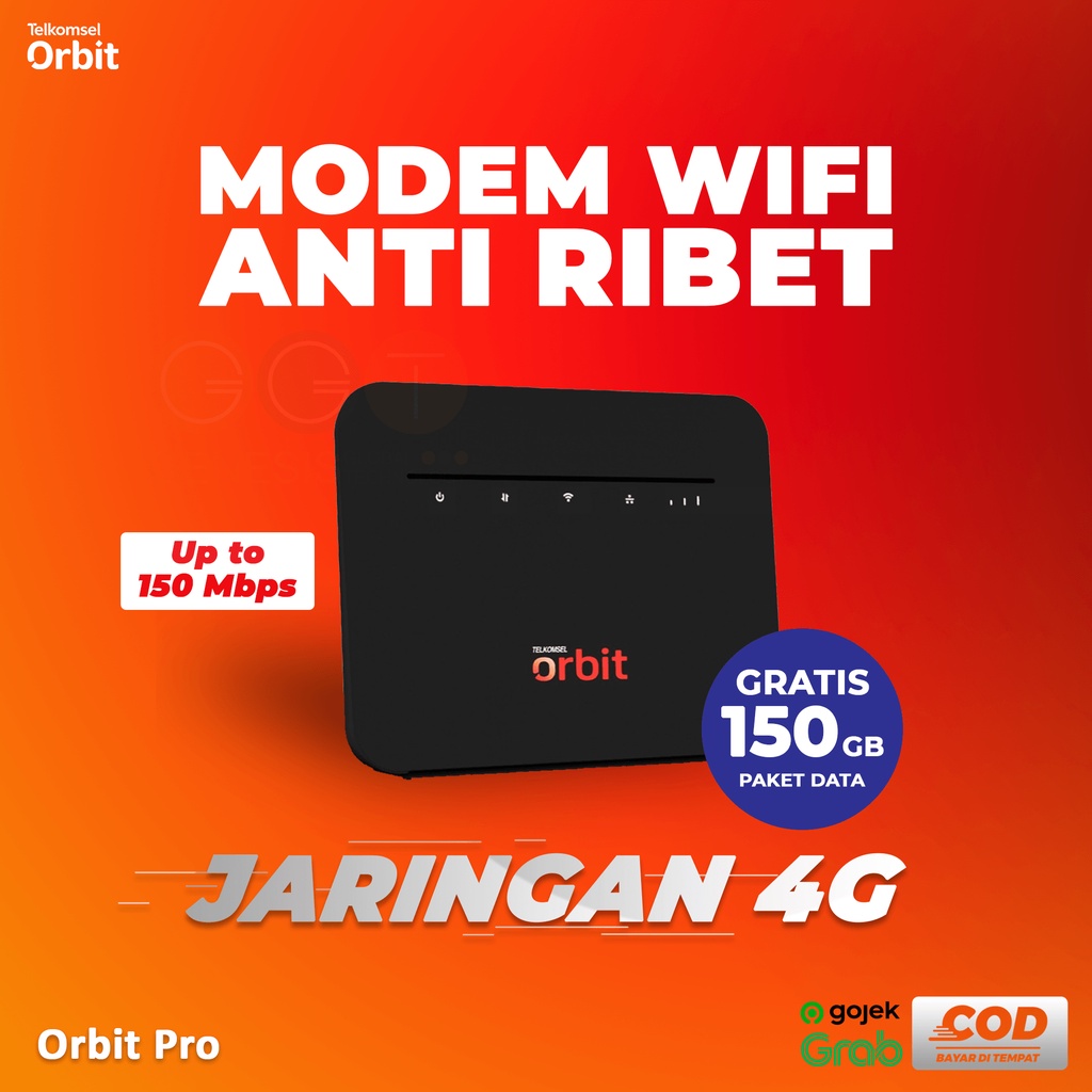 Jual Promo 1.1 Telkomsel Orbit Pro HKM281 Modem Router Unlock All ...