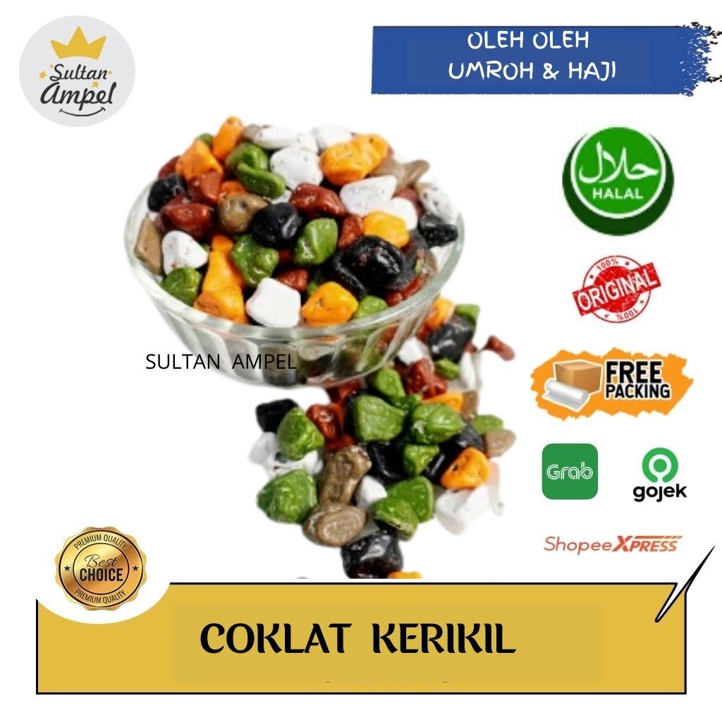 Jual Arabian Food Cokelat Kerikil Coklat Cokelat Batu 100gr Manis Lezat ...