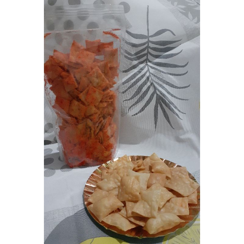 Jual Keripik Pangsit Kemasan Pouch untuk cemilan jajanan | Shopee Indonesia