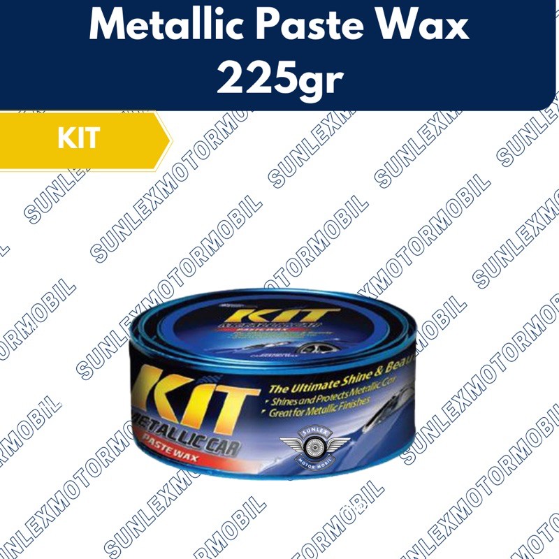 Jual KIT METALLIC CAR PASTE WAX BIRU 225GR POLISH PENGKILAT CAT METALIK ...