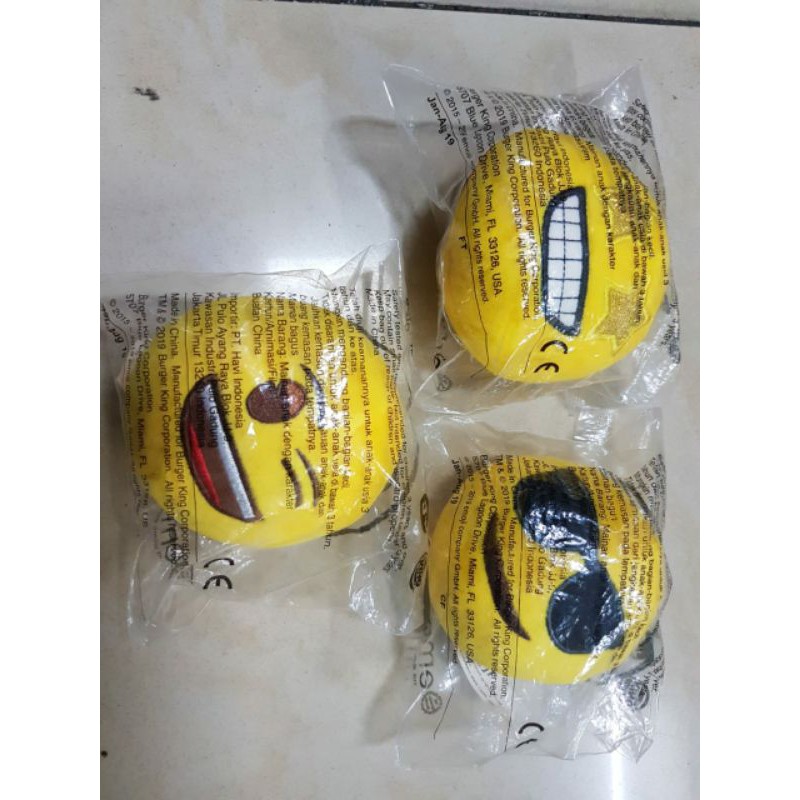 Jual MAINAN BONEKA EMOJI EMOTE KARAKTER 1 SET ISI 3 PCS | Shopee Indonesia