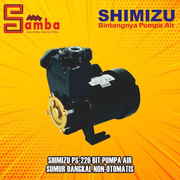 Jual Shimizu Ps-226 Bit Pompa Air Sumur Dangkal Non-Otomatis ...