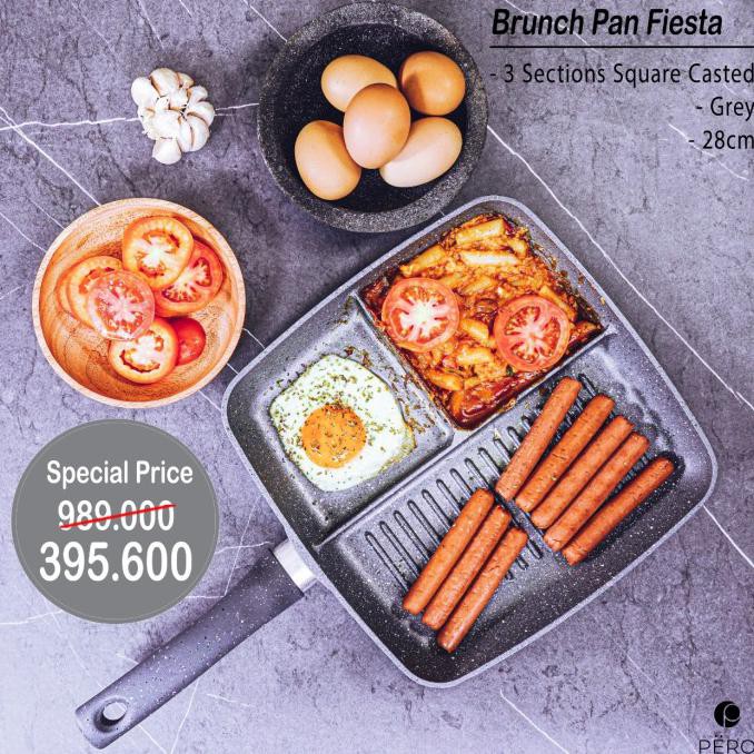 Jual Cast Alumunium Brunch Pan 28cm | Shopee Indonesia