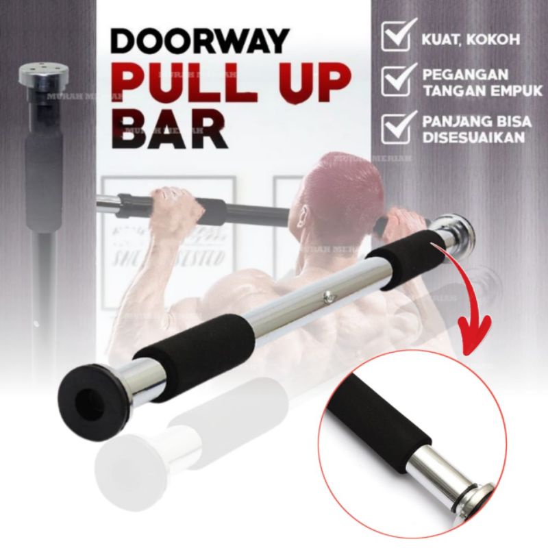 Jual Tiang Latihan Pull Up Gym Pintu 62-100Cm | Shopee Indonesia