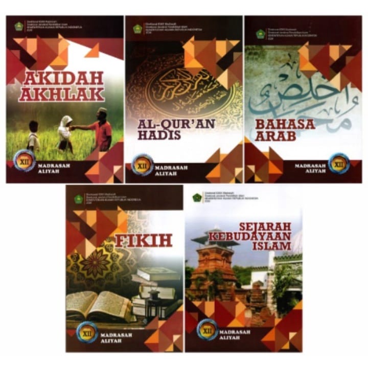 Jual PAKET KEMENAG MA/SMA KELAS 12 AKIDAH AKHLAK, FIKIH, BAHASA ARAB, AL QURAN HADIS, SEJARAH ...