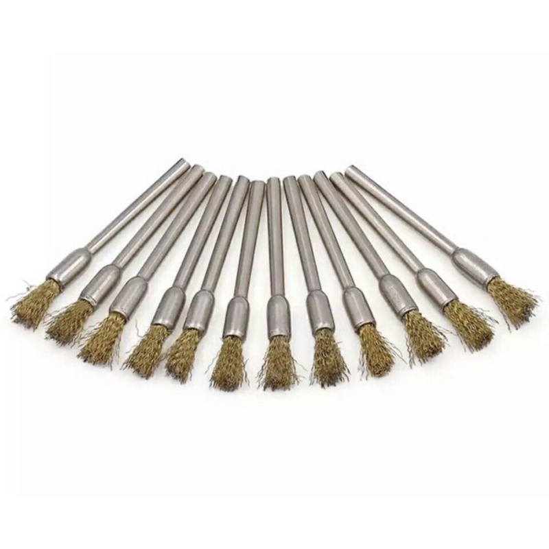 Jual Mata Bor Sikat Model Kawat Lurus panjang - Mata Bor mini Brush ...