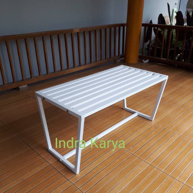 Jual Meja taman / meja teras besi model kotak | Shopee Indonesia