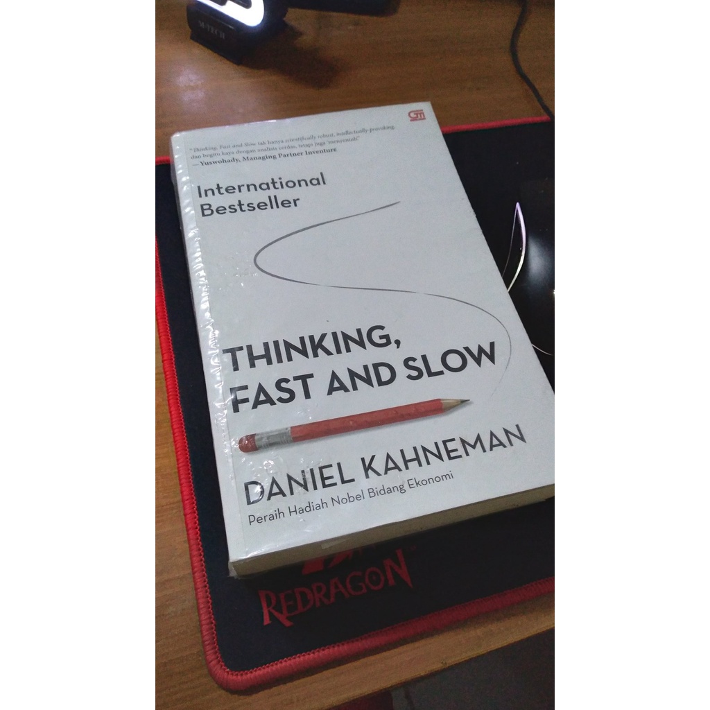 Jual Buku Thinking Fast and Slow Daniel Kahneman (bekas) | Shopee Indonesia
