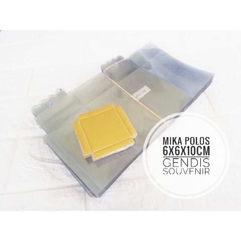 Jual MIKA SOUVENIR GELAS 6X6X10 - MIKA POLOS - MIKA SOUVENIR - BOX MIKA ...