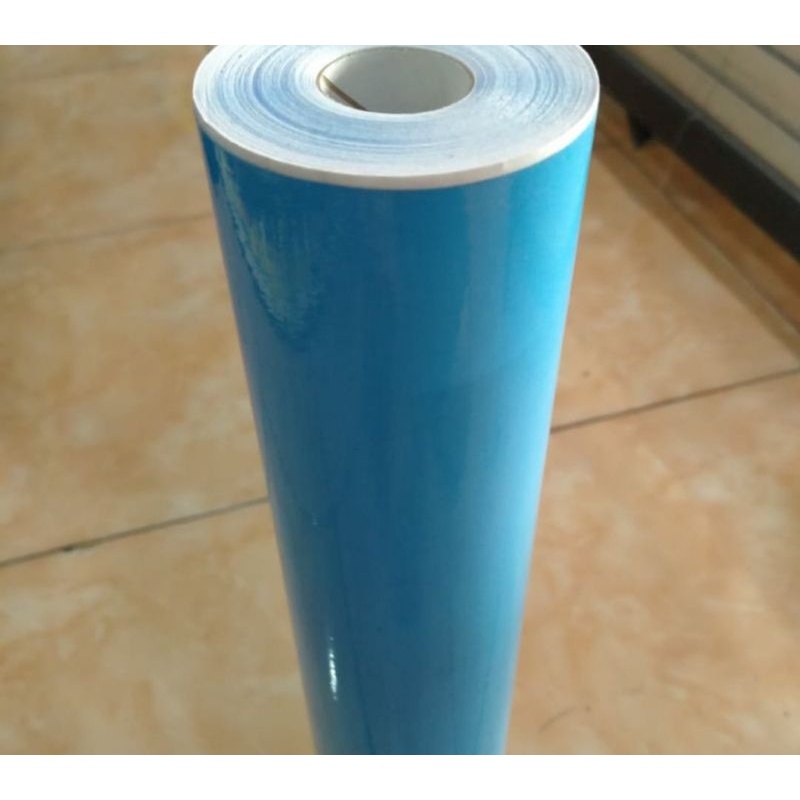 Jual Stiker Skotlet Motor Biru Metalic Candy Sticker Biru Candy ...