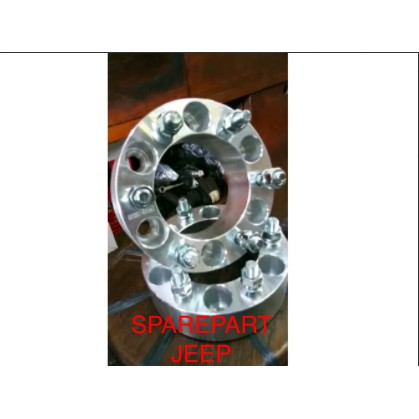 Jual Adaptor Roda Aluminium 3 cm Merk Vector Jeep CJ5 CJ7 . Willys ...