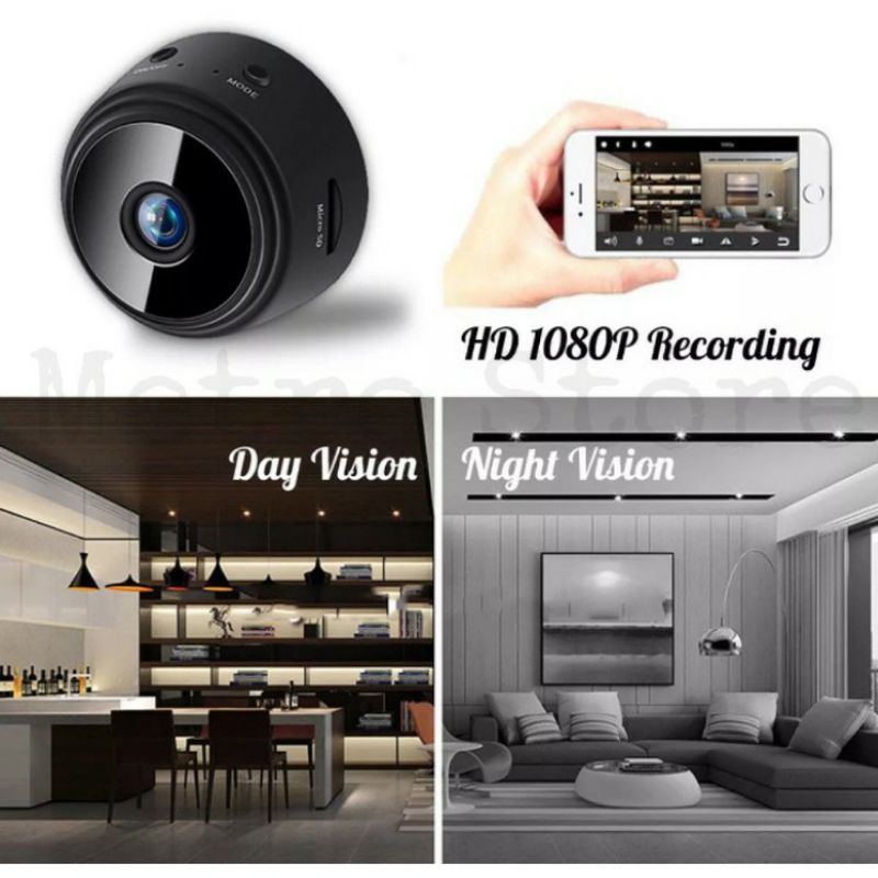 Jual IP Cam A9 Mini Spy WiFi HD 1080P Smart CCTV Wireless Camera ...