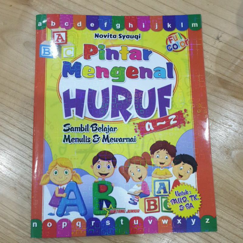 Jual Pintar Mengenal Huruf A-Z full color Lebar terlaris | Shopee Indonesia