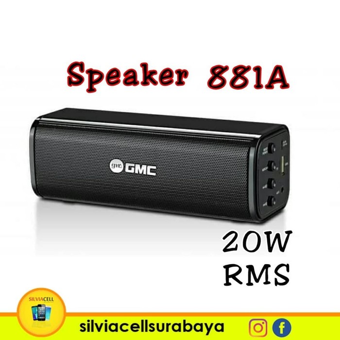 Jual Speaker Bluetooth Portable GMC 881A Extra Bass | Shopee Indonesia
