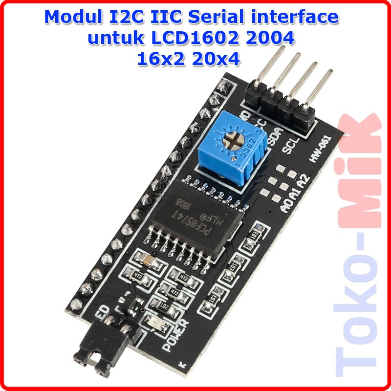 Jual Modul Interface Serial I2C IIC untuk LCD 1602 16x2 2004 20x4 | Shopee Indonesia