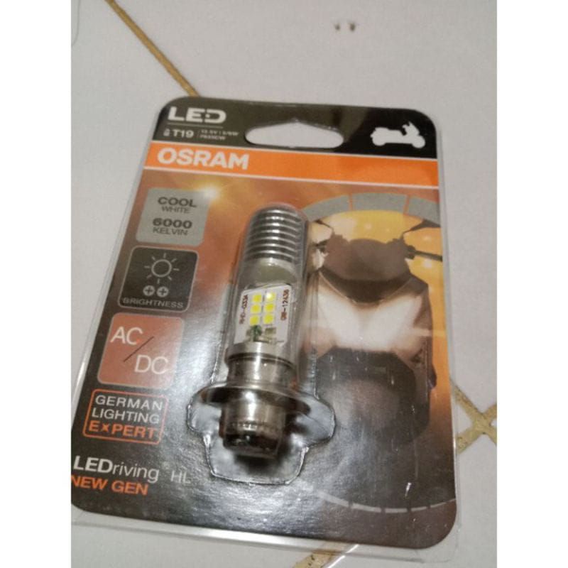 Jual BOHLAM DEPAN LED KAKI 1 AC DC OSRAM COOL WHITE 6000 KELVIN LED ...