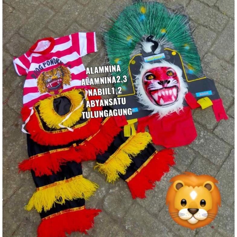 Jual setelan kaos reog ponorogo topeng dadak merak | Shopee Indonesia