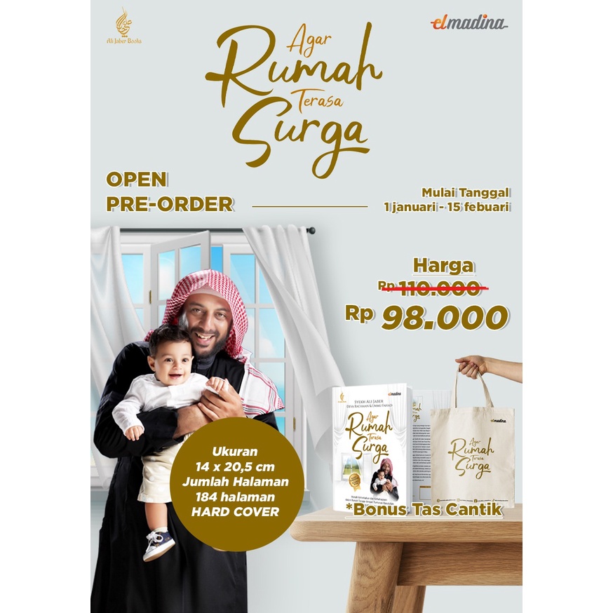 Jual Agar Rumah Terasa Surga Syekh Ali Jabar | Shopee Indonesia