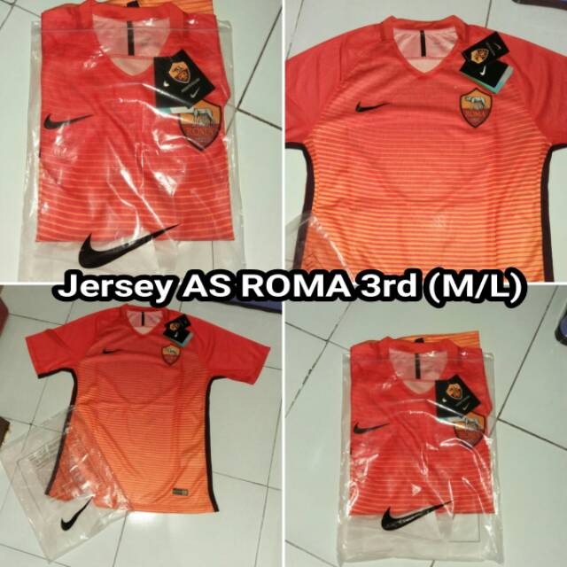 Jual Jersey AS Roma 3rd (Orange) | Shopee Indonesia