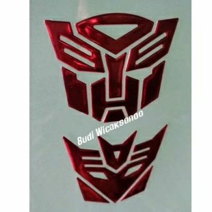 Jual Stiker Emblem Timbul Sticker Motor Mobil Transformer | Shopee ...