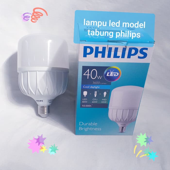 Jual Lampu LED Philip Philips 40 Watt Paling Terang Model Tabung | Shopee Indonesia