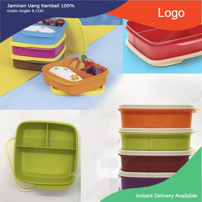 Jual Kotak makan tupperware dengan sekat | Shopee Indonesia