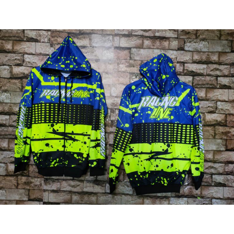 Jual Jaket Racing Line clothing bahan lotto | Shopee Indonesia