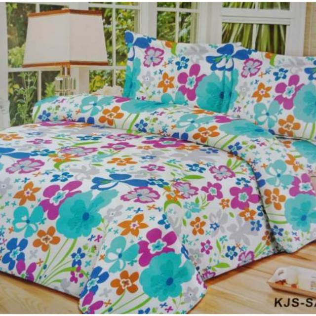 Jual Sprei bunga ukuran king size queen size ukuran kasur 1 2 3 4 ...