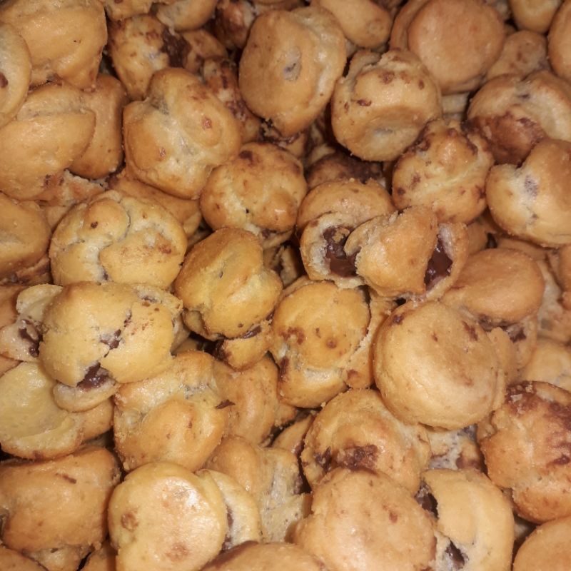 Jual Soes coklat kiloan 500gr dan 1kg - Soes kering - sus coklat ...