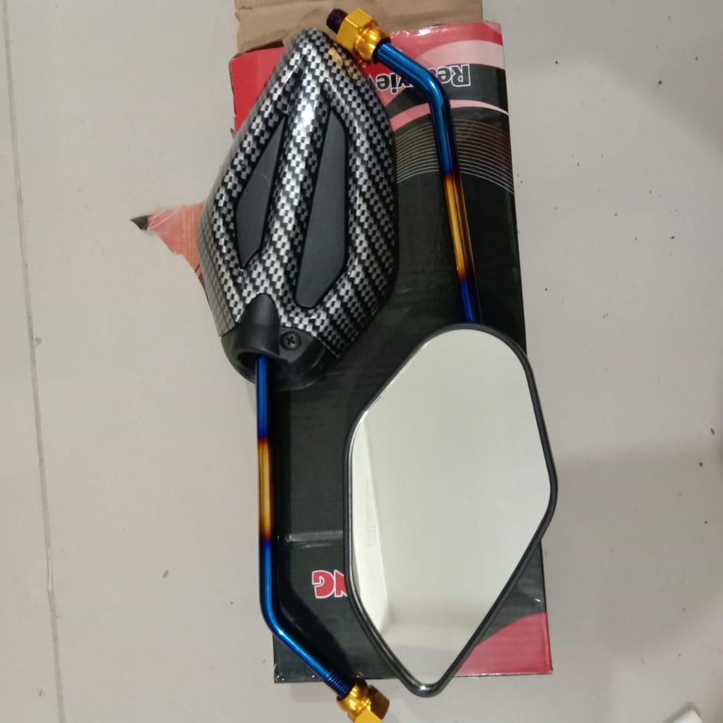 Jual SPION KARBON HONDA SPION CARBON TWOTONE VARIO BEAT SCOOPY REVO ...