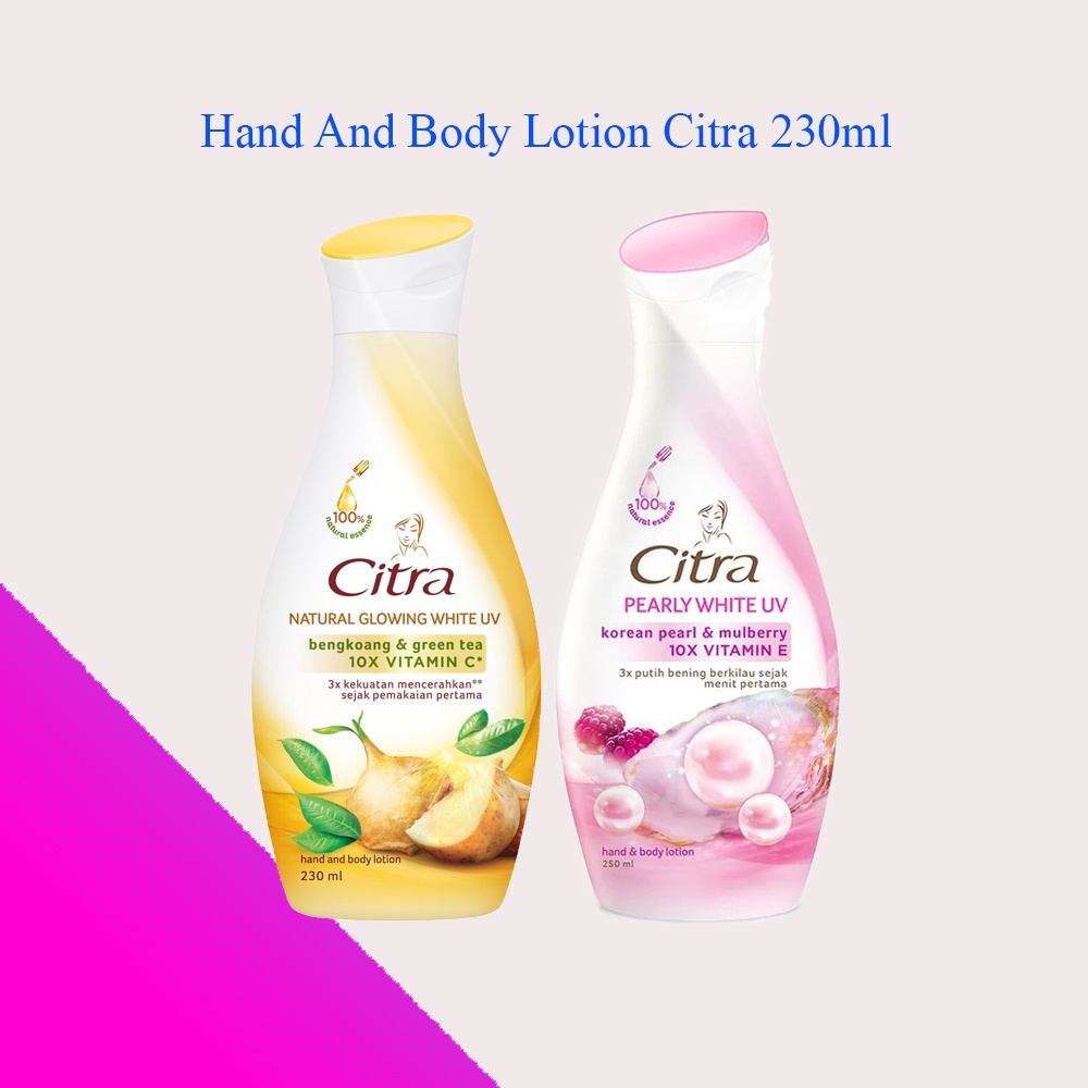 Jual Citra Hand Body Lotion All Varian 230 ml | 120ml | Shopee Indonesia