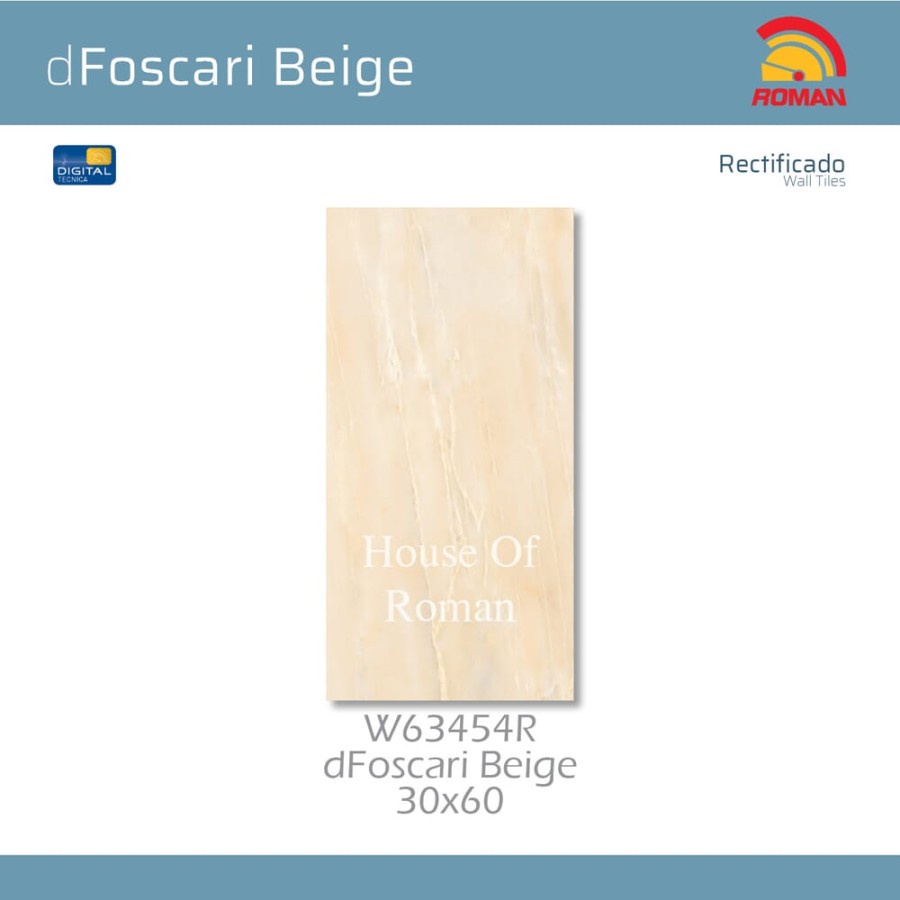 Jual KERAMIK ROMAN dFoscari Beige 30x60R W63454R | Shopee Indonesia
