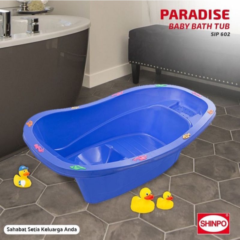 Jual Shinpo 601 Bak Ember Tempat Mandi Bayi Plastik Baby Bath Paradise ...