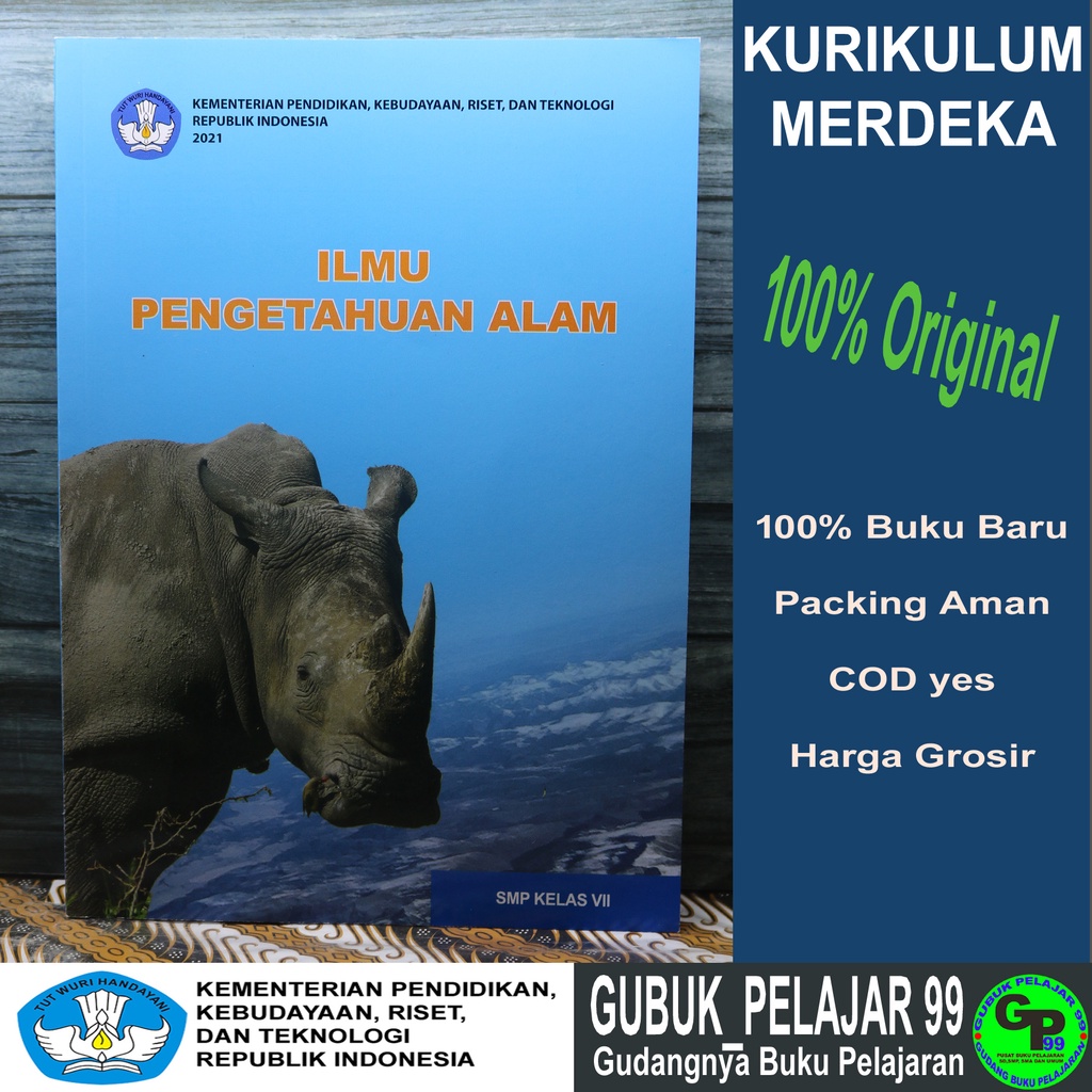 Jual Buku Paket Siswa ILMU PENGETAHUAN ALAM (IPA) Untuk SMP/MTs Kelas 7 Kurikulum MERDEKA ...