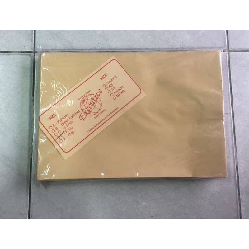 Jual Amplop Coklat Folio isi 100 Lembar 36000/pak | Shopee Indonesia