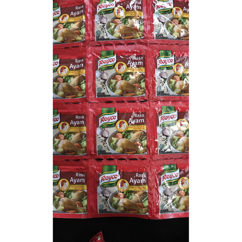 Jual Royco Ayam 1 Renceng Lusin 12 Pcs Sachet 9g 9gr 9 g gr Penyedap ...