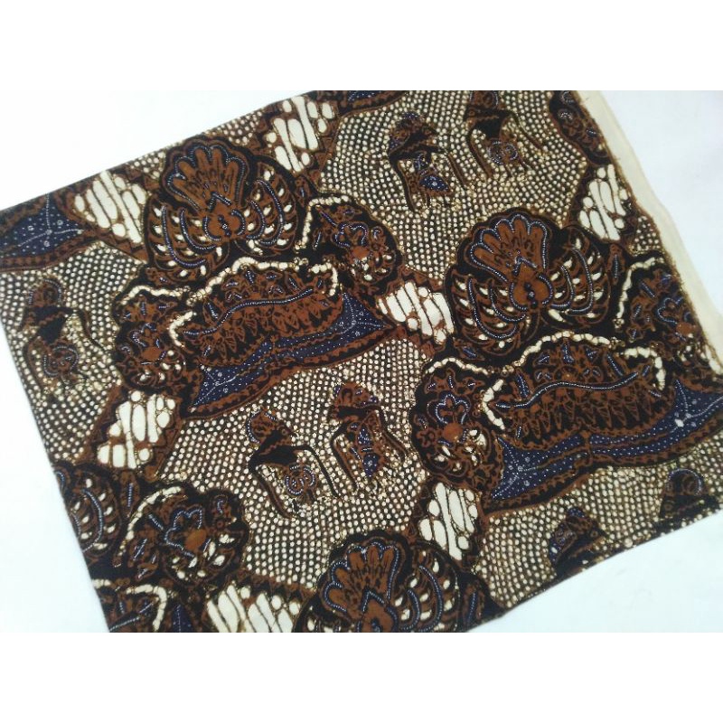 Jual Kain jarik batik tulis sogan jogja motif klasik ciptoning | Shopee ...