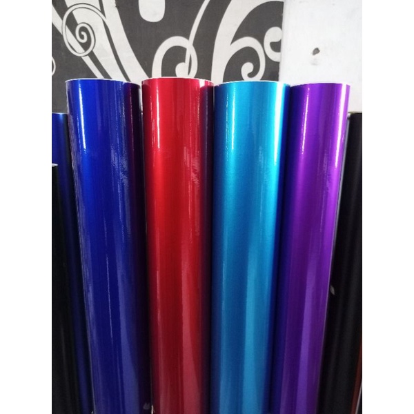 Jual Stiker skotlet motor Metalik candy L150 | Shopee Indonesia