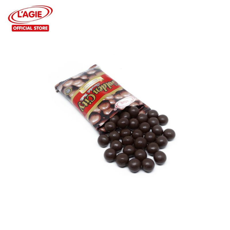 Jual L'AGIE CHOCO GOLDEN BALL 50GRAM, CHOCO CITY MINI 50GRAM, GOLDEN ...