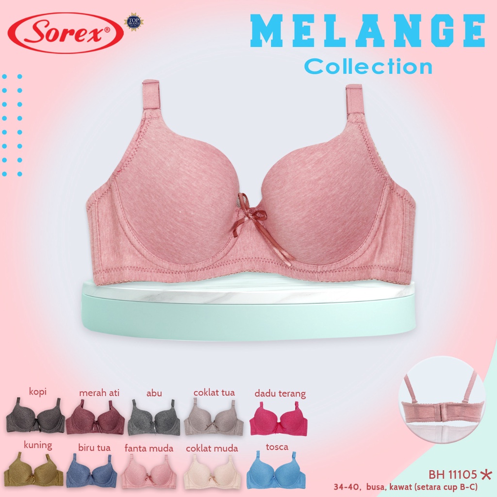 Jual BRA/BH SOREX 11105(kawat,kait3) | Shopee Indonesia