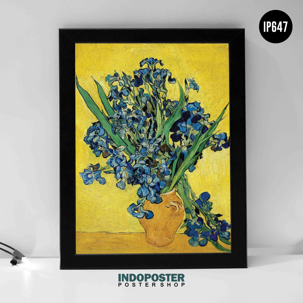 Jual Poster Lukisan Terkenal Klasik Repro Irises - Vincent van Gogh ... Jual Poster Lukisan Terkenal Klasik Repro Irises - Vincent van Gogh ...