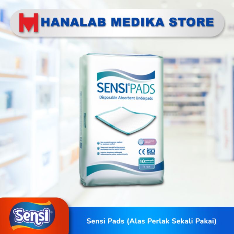 Jual Sensi Pads / Underpad Sensi 10pcs 60 x 90cm | Shopee Indonesia