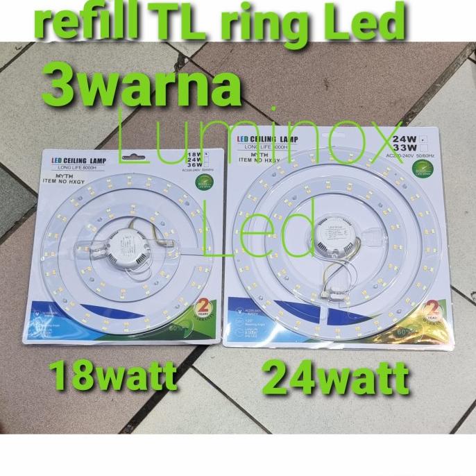 Jual ORIGINAL - refill tl ring led 18 watt 18w module lampu plafon ...