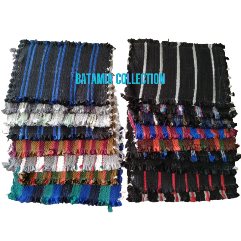 Jual Keset Kesed Kain Tenun Motif Garis Warna Serba Guna Dekorasi ...