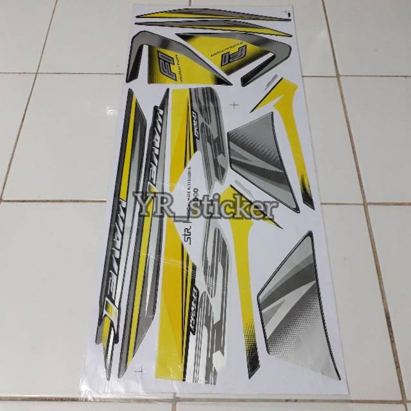 Jual sticker lis striping variasi honda new revo fi 110 - wave rs 110i ...