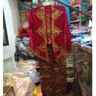 Jual Kebaya Beludru Adat Jawa Anak TK SD // Baju Adat Jawa | Shopee ...