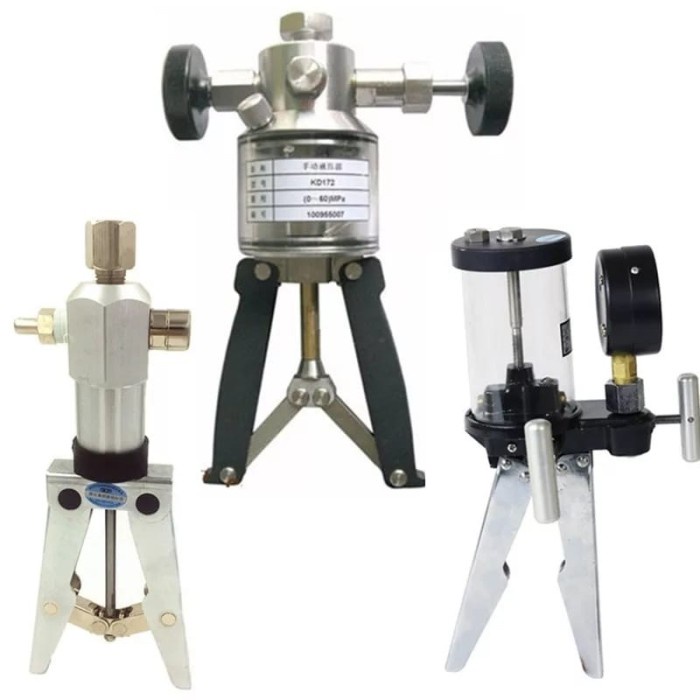 Jual hand operated pump standard test pump pressure calibrator | Shopee ...