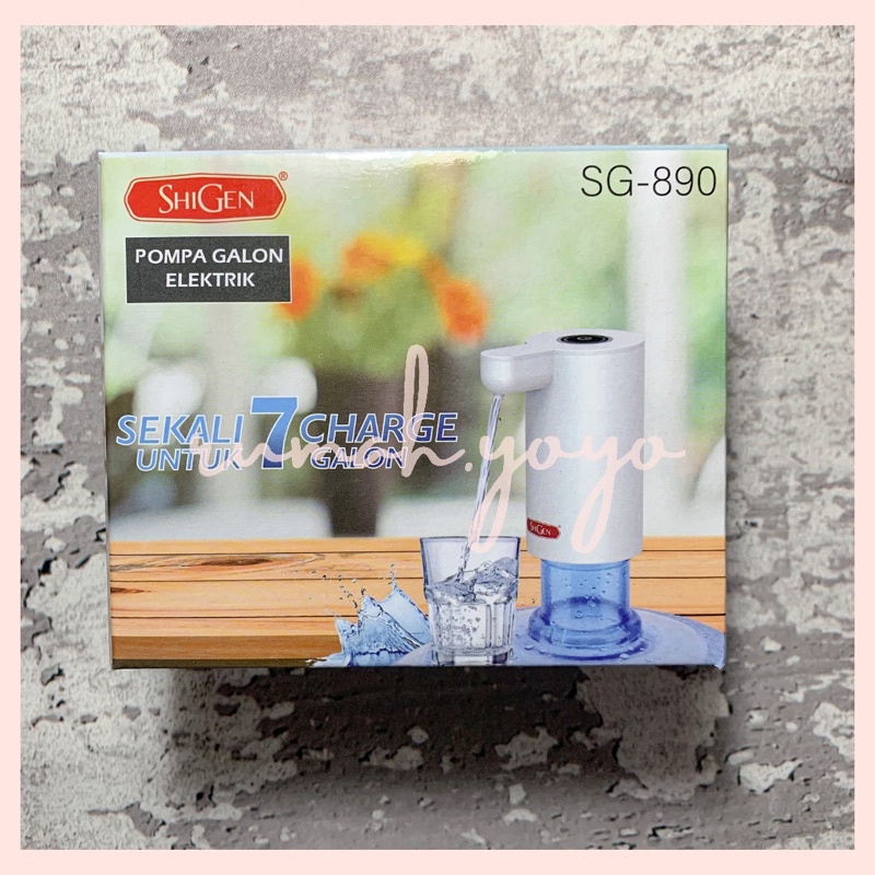 Jual Pompa Galon Eletrik SG-890 // Pompa Shigen | Shopee Indonesia