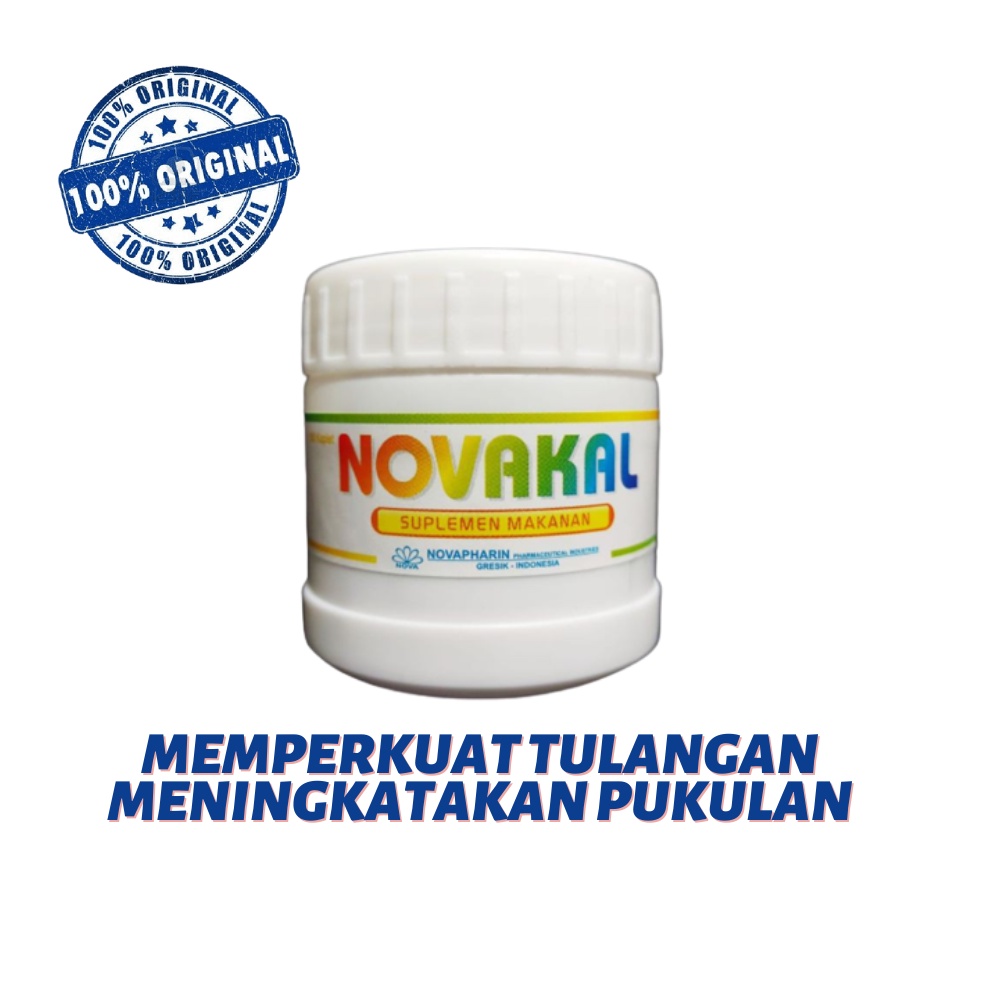 Jual NOVAKAL 100 kaplet - Kalsium ayam aduan | Shopee Indonesia
